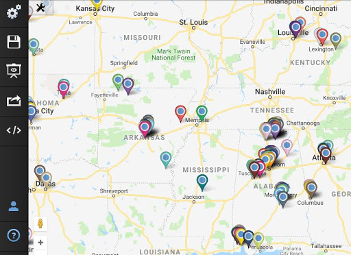 Create A Dot Distribution Map Maptive