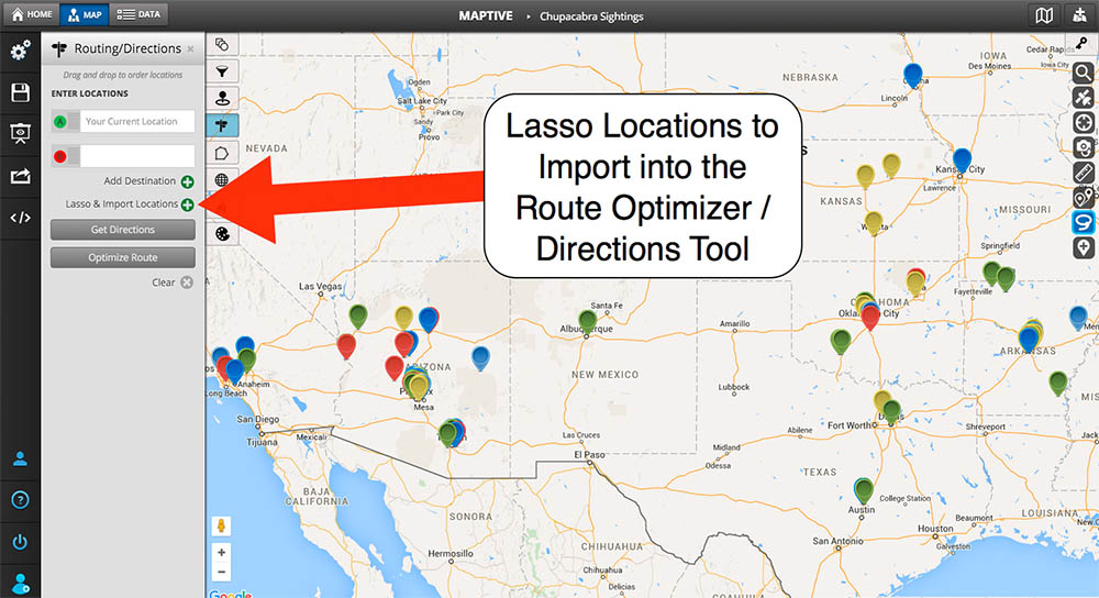 Lasso Tool - Maptive