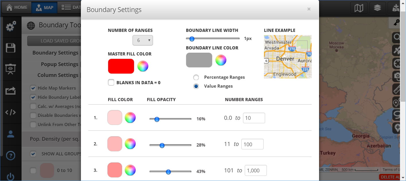 Demographic Mapping Tool - Maptive