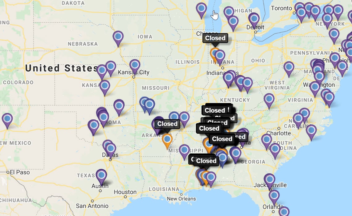 Custom Map Markers | Map Pins and Labels | Maptive Custom Map Markers | Map Pins and Labels | Maptive