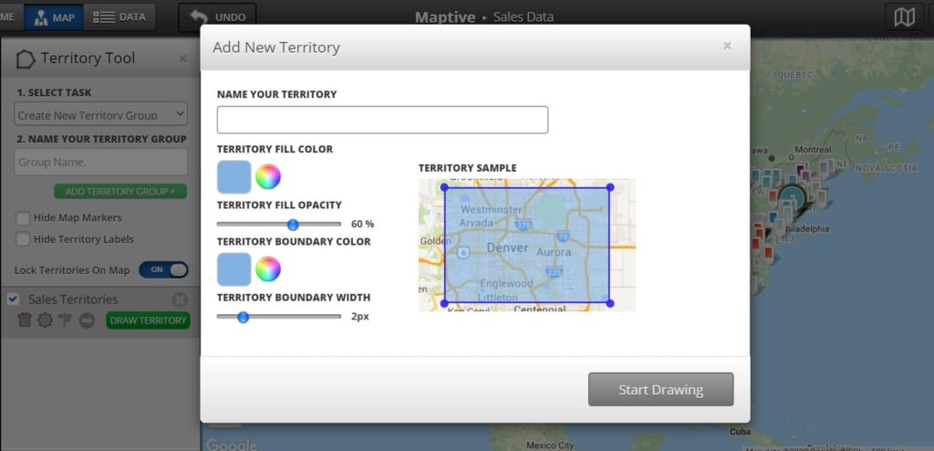 Territory Map Maker: Sales Territory Map Creator by Maptive