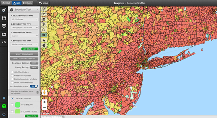 US Demographics Maps | Maptive