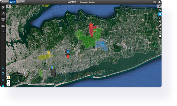 Boundary Map Maker - Geographic Boundary Line Maps | Maptive