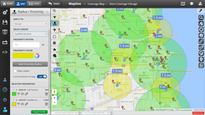 Location Mapping - Visualize Location Data on a Map | Maptive