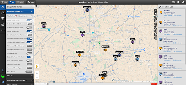 Online Mapping Tools & Features | Maptive Mapping Software Online Mapping Tools & Features | Maptive Mapping Software