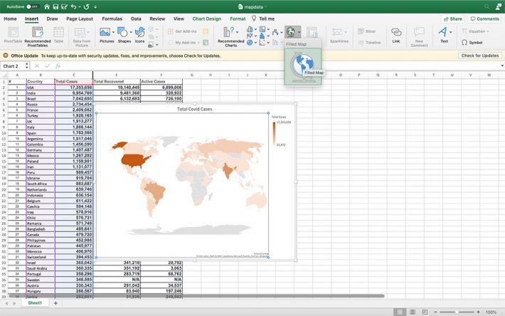 Create a Geographic Heat Map in Excel [Guide] | Maptive