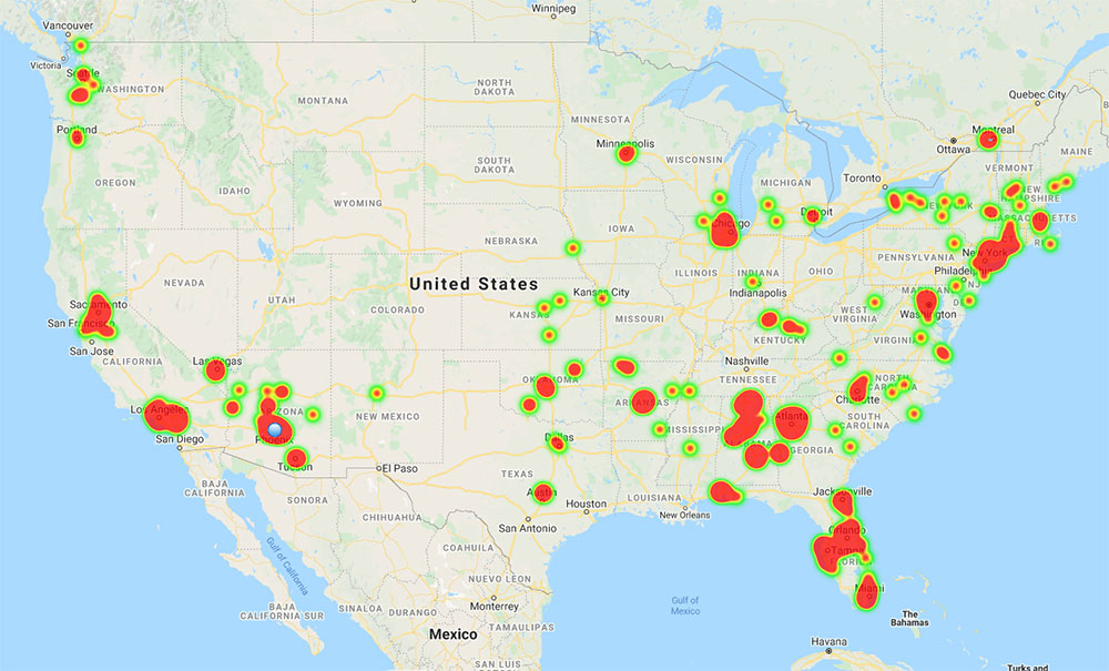 Map IP Addresses Bulk Geolocation Mapping Maptive