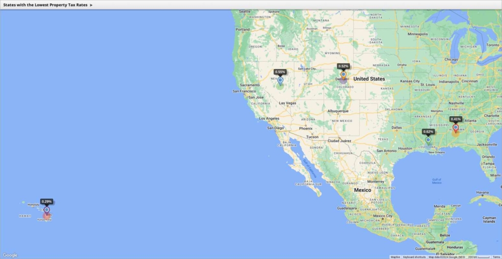 Interactive Map: Property Taxes by State in 2025 + Historical Data ...