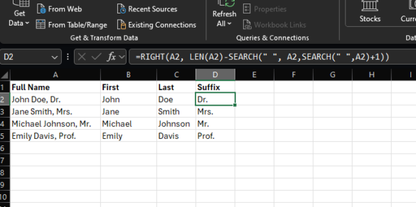 How to Separate Names in Excel: A Step-by-Step Guide | Maptive