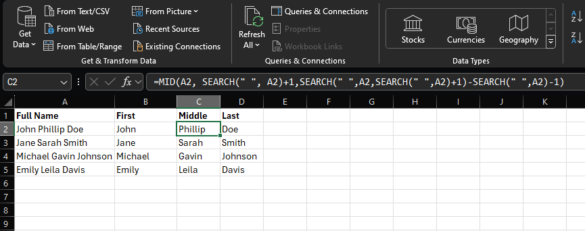 How to Separate Names in Excel: A Step-by-Step Guide | Maptive