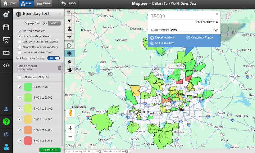 4 Ways to See Your Sales Totals by Zip Code | Maptive