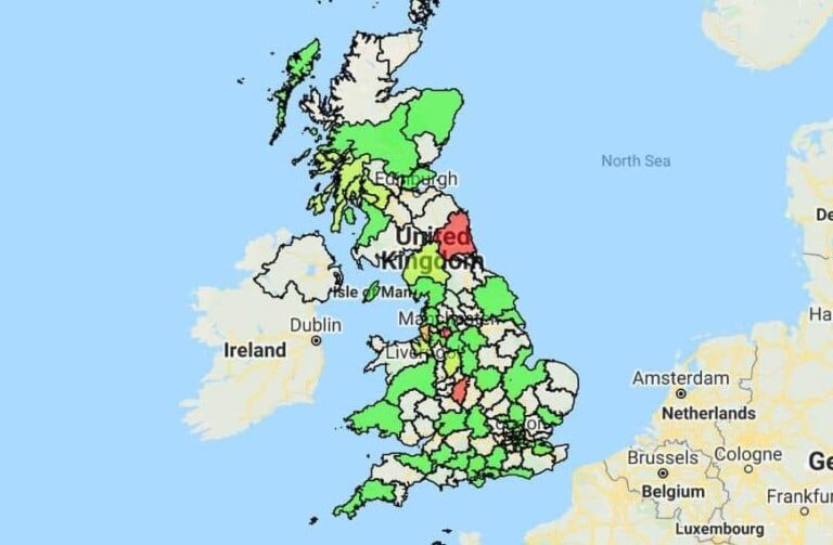 UK Postcode Heat Maps | Maptive
