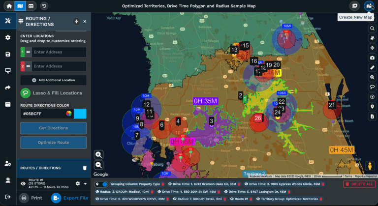 Heat Map Generator: Create a Heat Map | Maptive