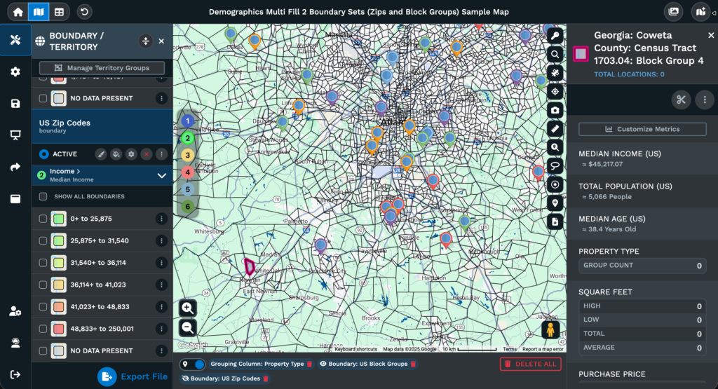 Distance Calculator Mapping Tool | Maptive